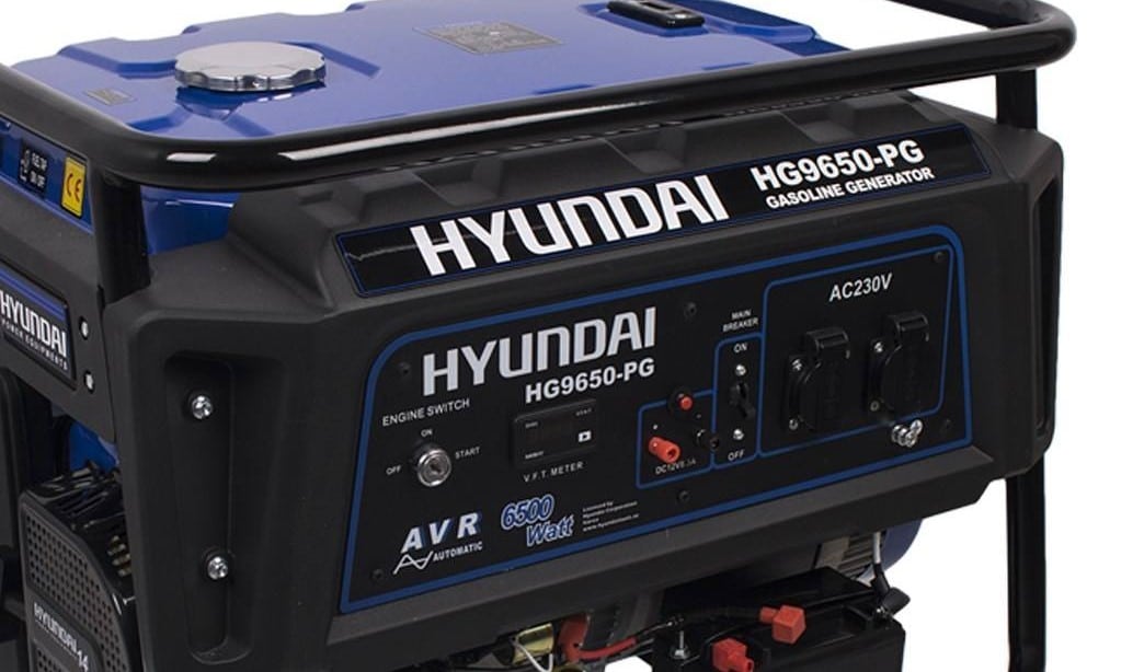 موتور برق هیوندایی hg 8525 | بنزینی 8.5 کیلووات بهمراه چرخ و باطری | بهمراه لیست قیمت