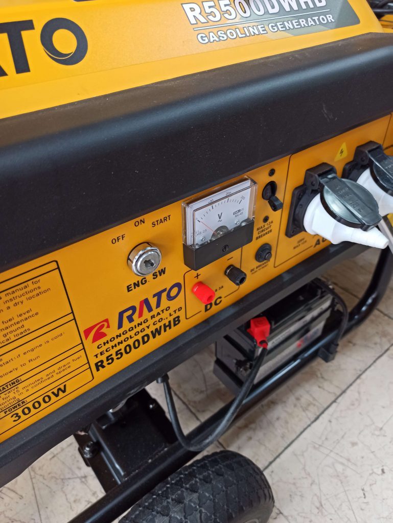 موتور برق راتو 5500 با چرخ و دسته | بنزینی | بهمراه باتری | RATO R5500DWHB+ - بررسی و مقایسه ...